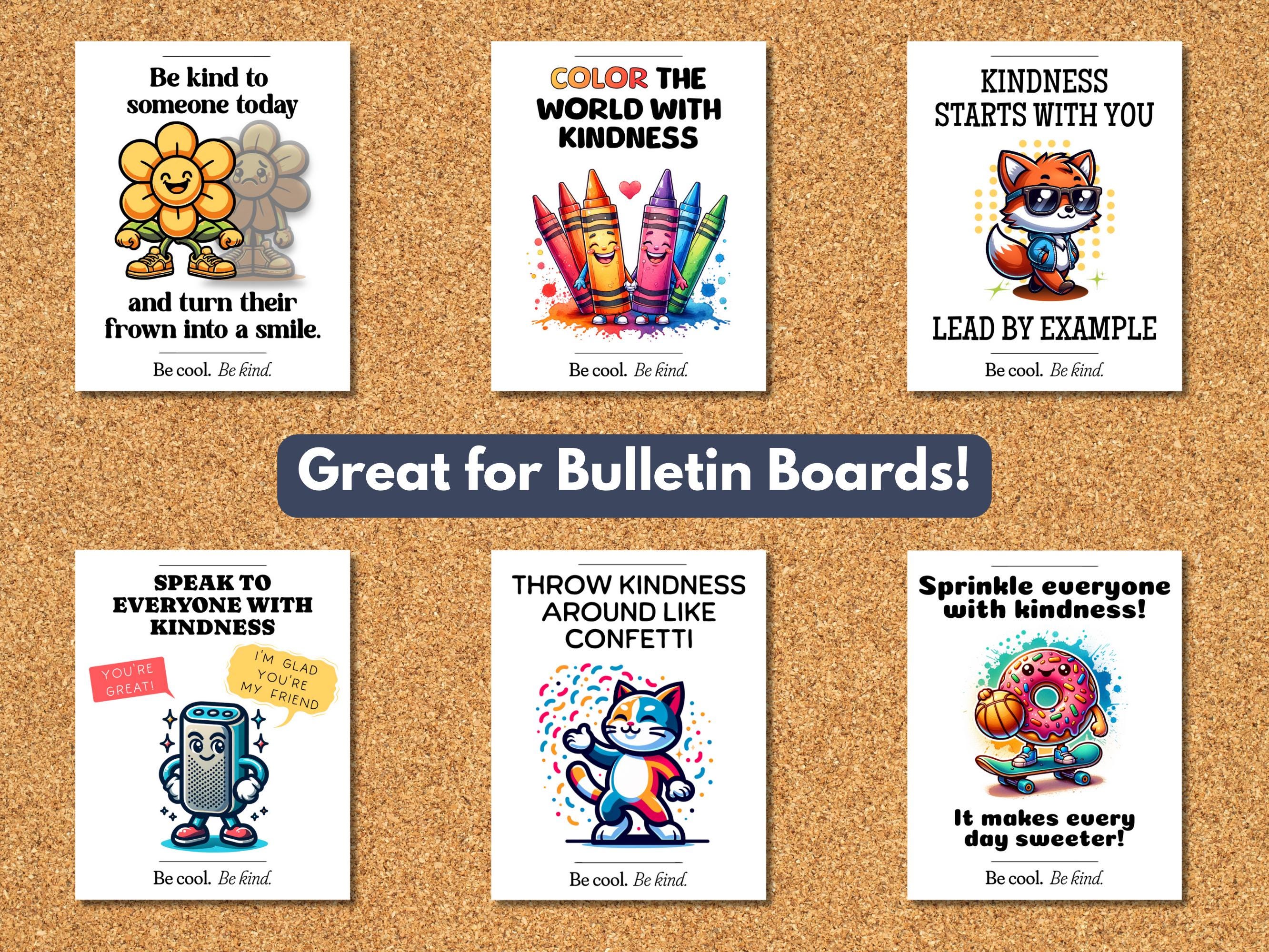 Kindness Classroom Posters Printable Growth Mindset Decor Middle School ...