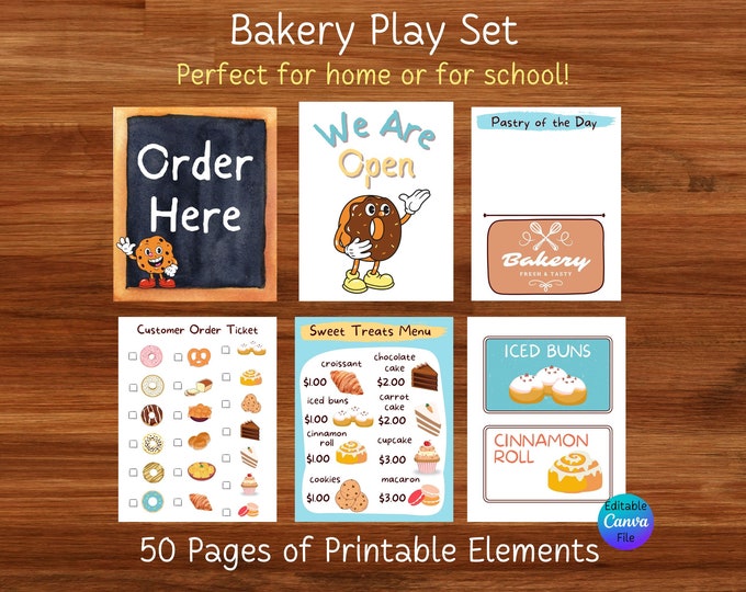Bakery Theme Dramatic Play Preschool/prek - Etsy Canada