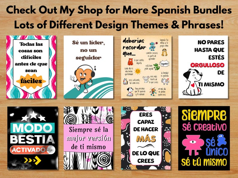 Spanish Growth Mindset Poster Spanish Class Decor Middle School ...