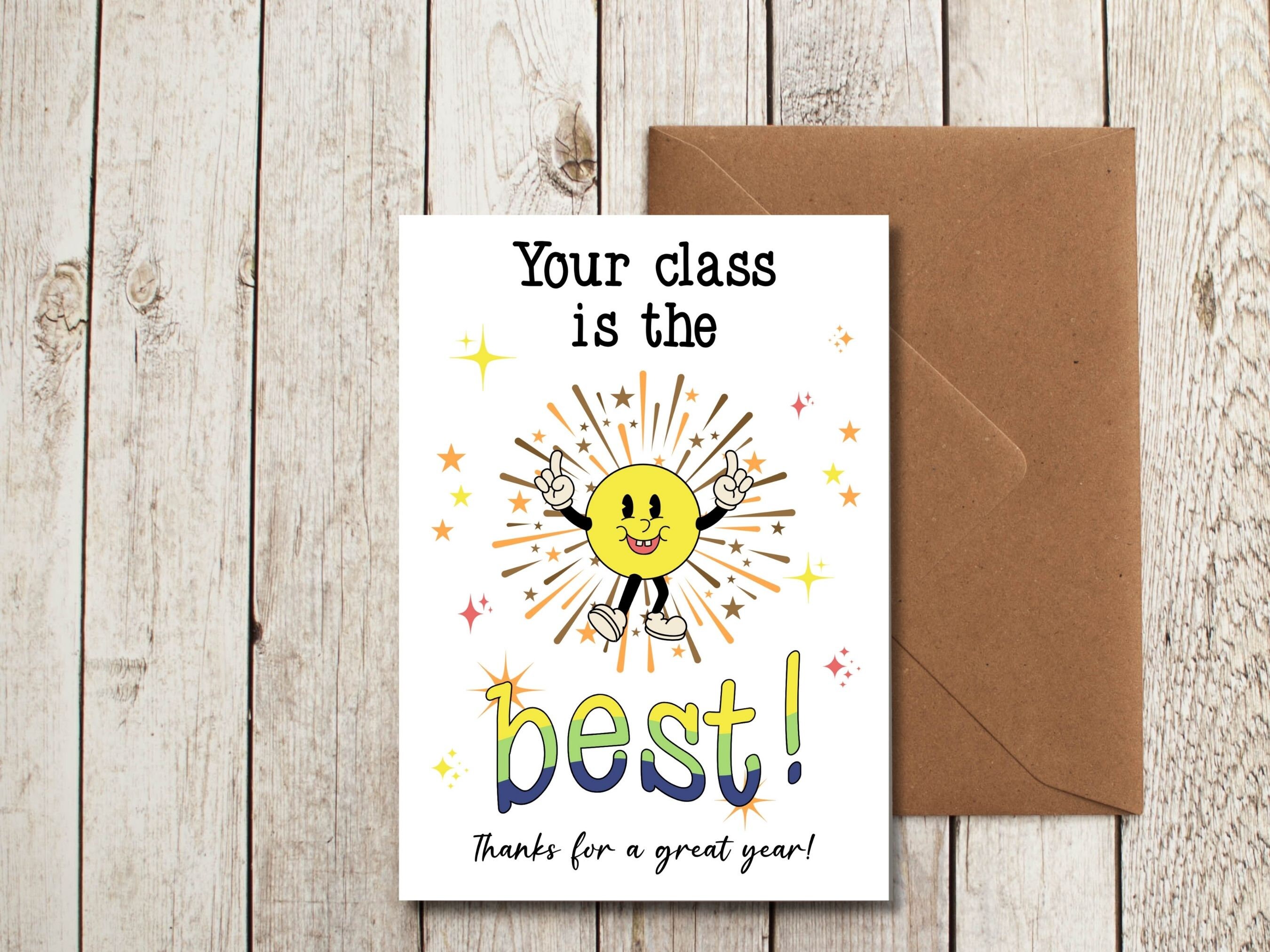 Teacher Appreciation Card Funny Printable Teacher Thank You Card From ...