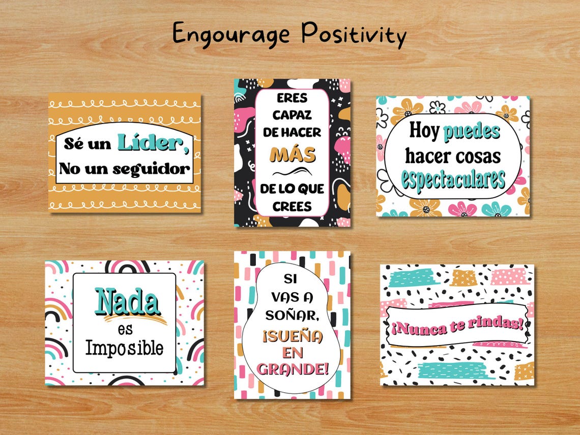 Spanish Growth Mindset Poster Spanish Class Motivational Decor School ...