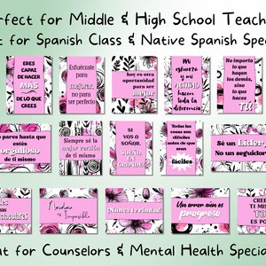 Spanish Growth Mindset Poster Spanish Classroom Motivational Decor ...