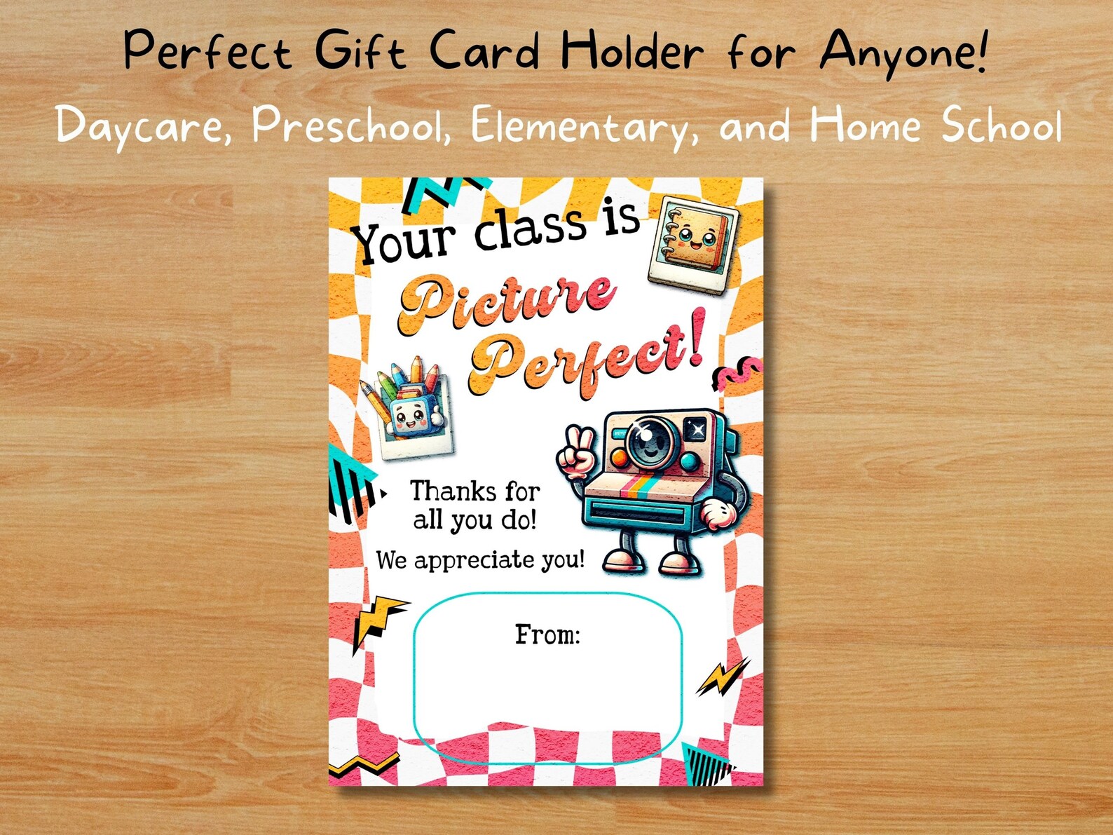 Funny 90s Retro Teacher Appreciation Week Card Printable Teacher Thank ...