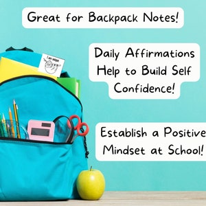 Lunchbox Notes for Kids: Printable Coloring Affirmation Cards Animal ...