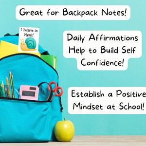 Lunchbox Notes for Kids Printable Daily Positive Affirmations ...