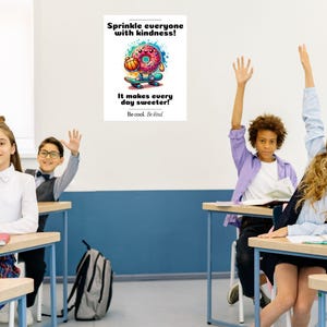 Kindness Classroom Posters Printable Growth Mindset Decor Middle School ...