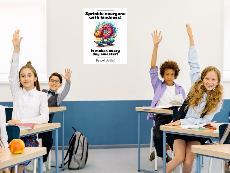 Kindness Classroom Posters Printable Growth Mindset Decor Middle School ...