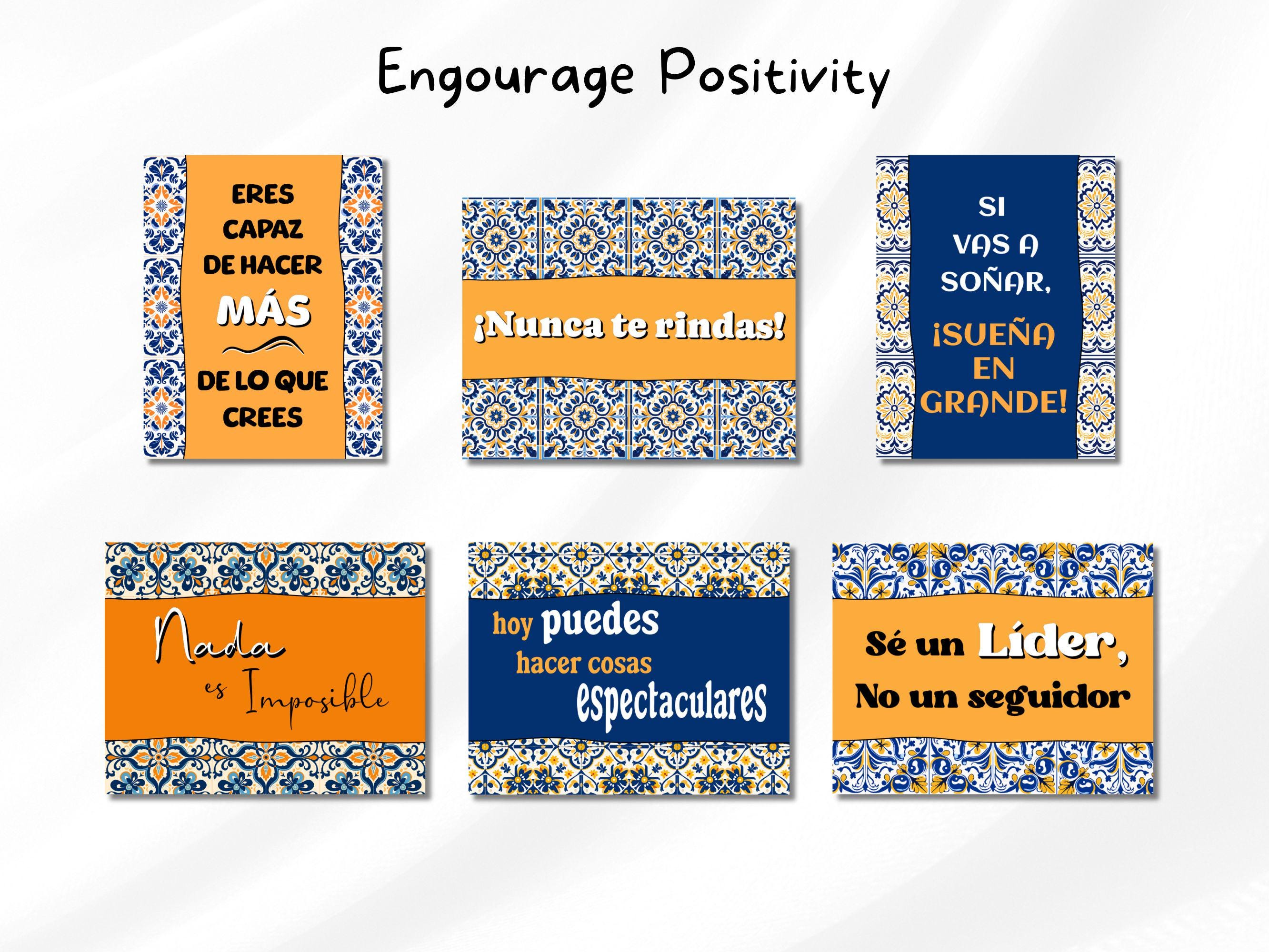 Spanish Growth Mindset Poster Spanish Classroom Motivational Decor ...