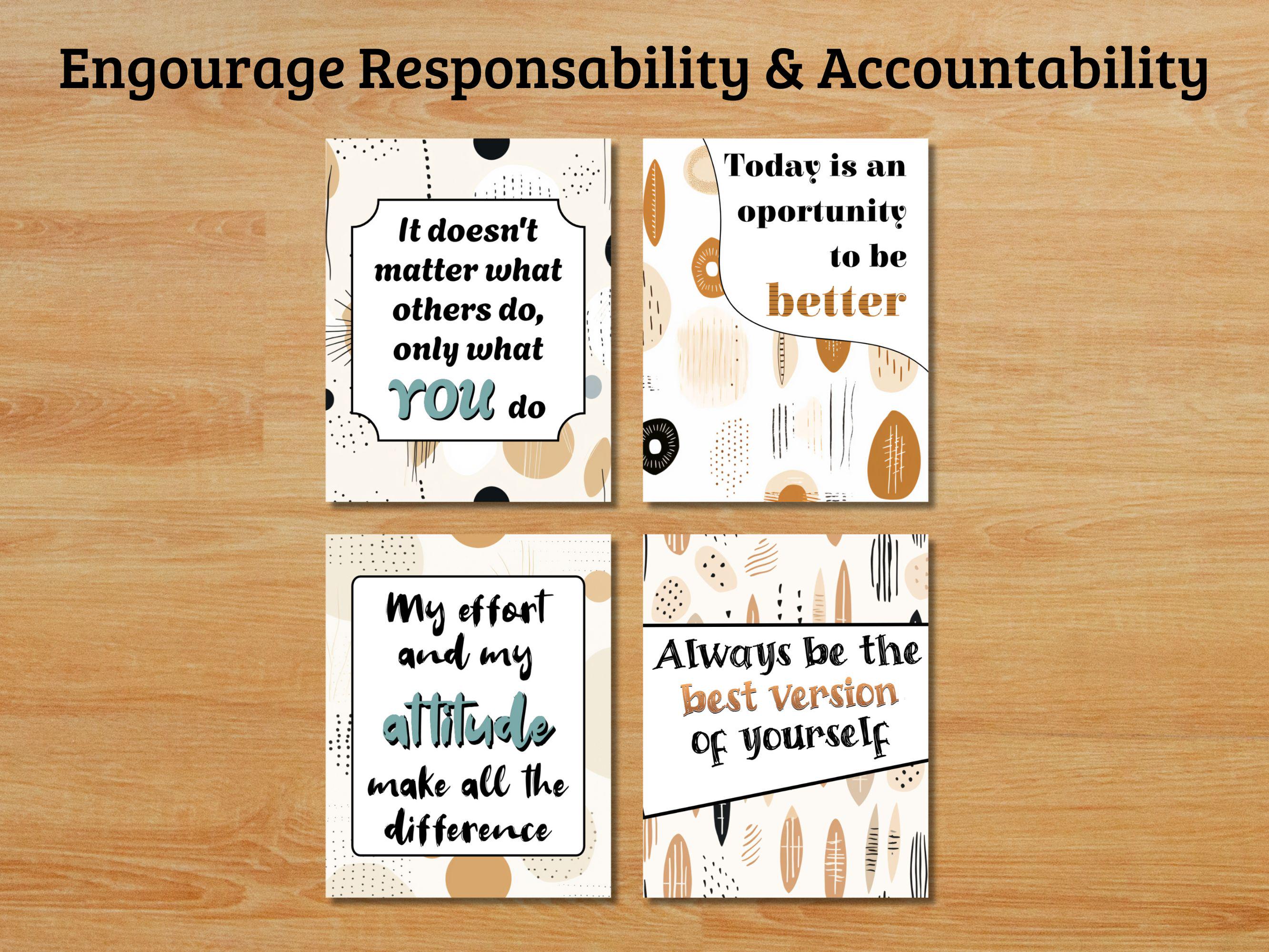 Neutral Boho Growth Mindset Poster Classroom Motivational Decor School ...