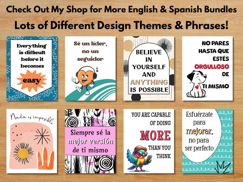 ESL Classroom Posters Printable Spanish Teacher High School Decor ...