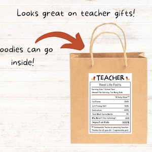 Funny Teacher Appreciation Card Printable, PTA PTO Teacher Thank You ...