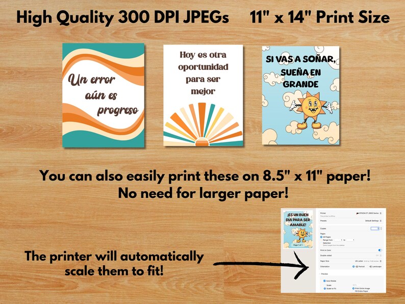 Retro Spanish Growth Mindset Poster Spanish Class Retro Motivational ...