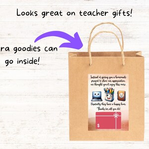 Sarcastic Teacher Card Printable Funny Teacher Thank You Sarcastic ...