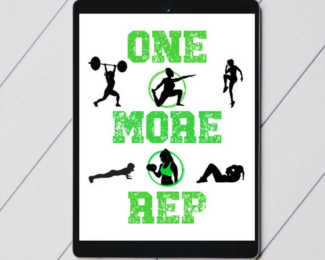 Exercise Room Decor Home Gym Wall Art Fitness Motivation Poster Gym ...