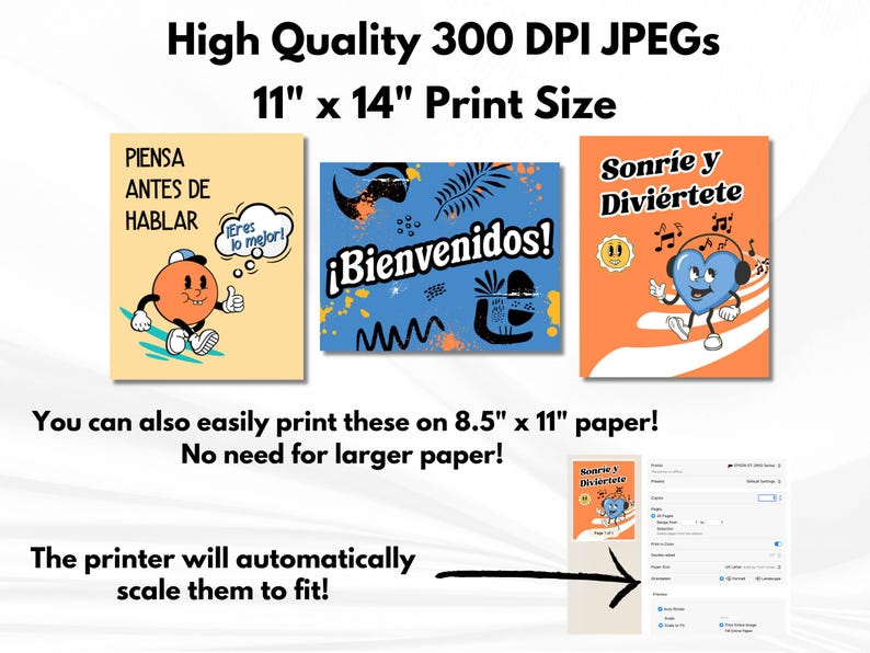 Spanish Classroom Posters Printable Spanish Teacher High School Decor ...