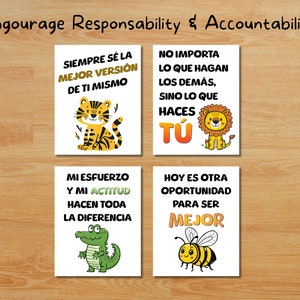 Spanish Growth Mindset Poster Spanish Class Motivational Decor School ...