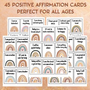 Lunchbox Notes for Kids Printable Daily Positive Affirmations ...