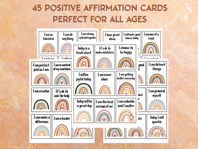 Lunchbox Notes for Kids Printable Daily Positive Affirmations ...