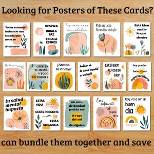 Spanish Mental Health Positive Affirmation Cards: Printable Cards for ...