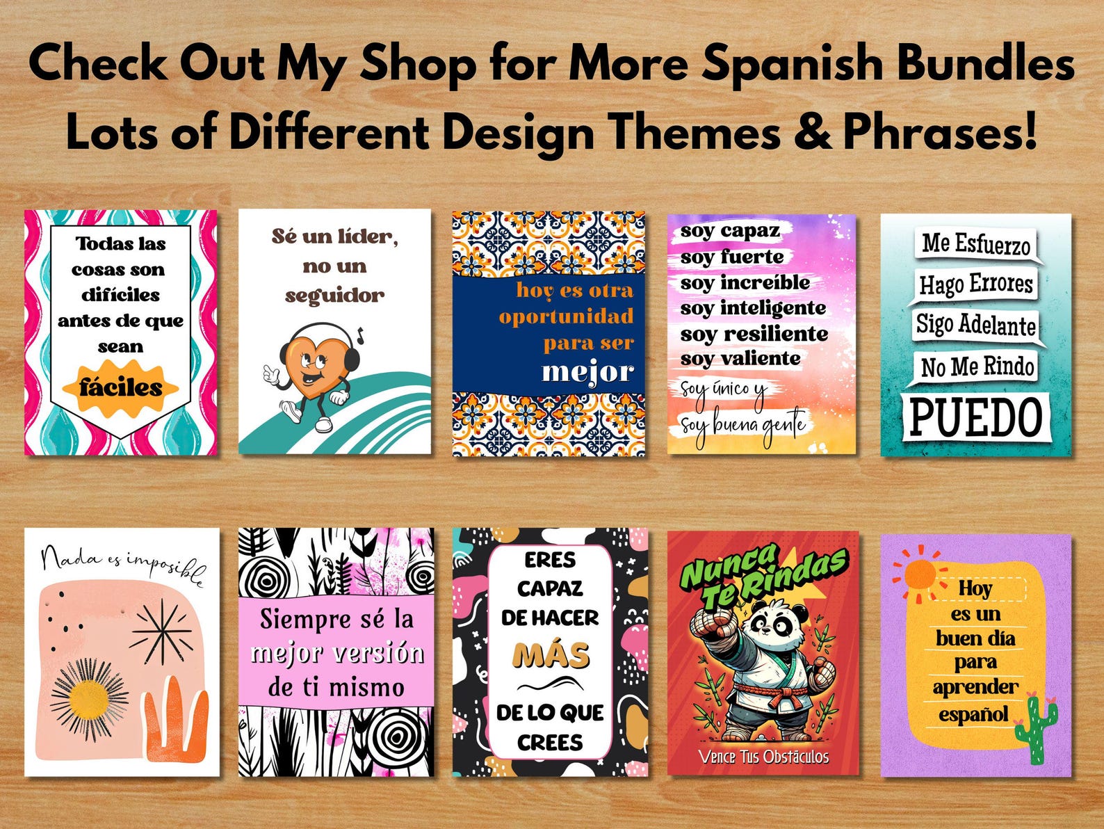 Spanish Growth Mindset Poster Spanish Class Motivational Decor School ...