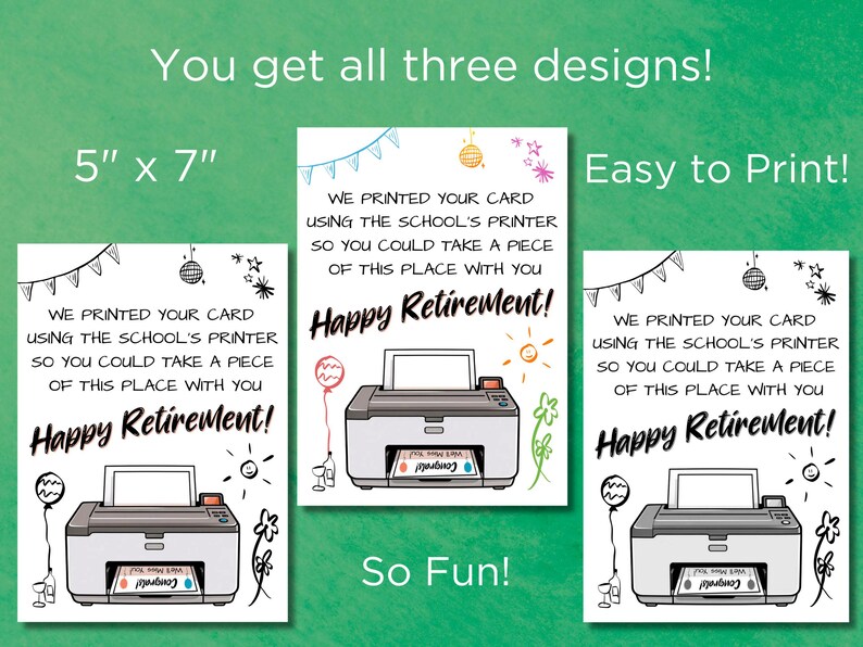 Funny Teacher Retirement Card Printable Educator Sarcastic Thank You ...