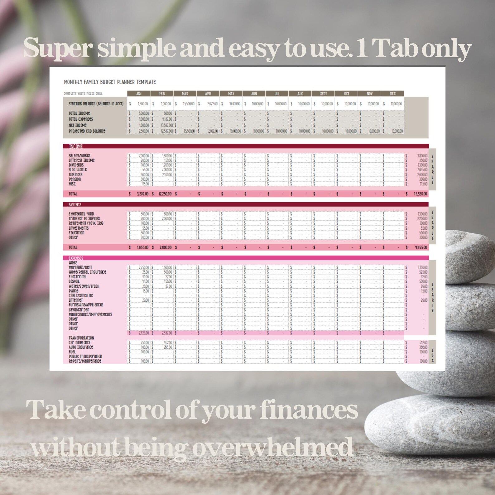 Pay Check Budget Spreadsheet With PLR Easy Tracking Budget Spreadsheet ...