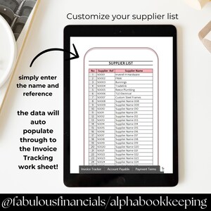Invoice Tracker Small Business Excel Budget Bookkeeping Template ...