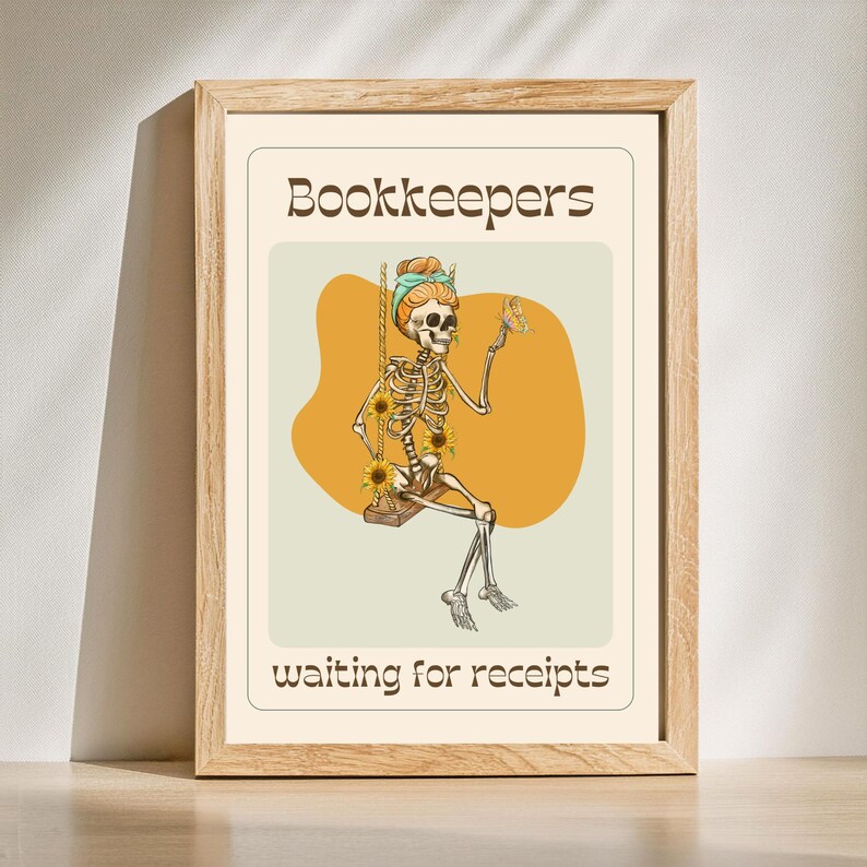 Bookkeeping Accounting Humour, Office Gift, Colleague Funny Gift ...