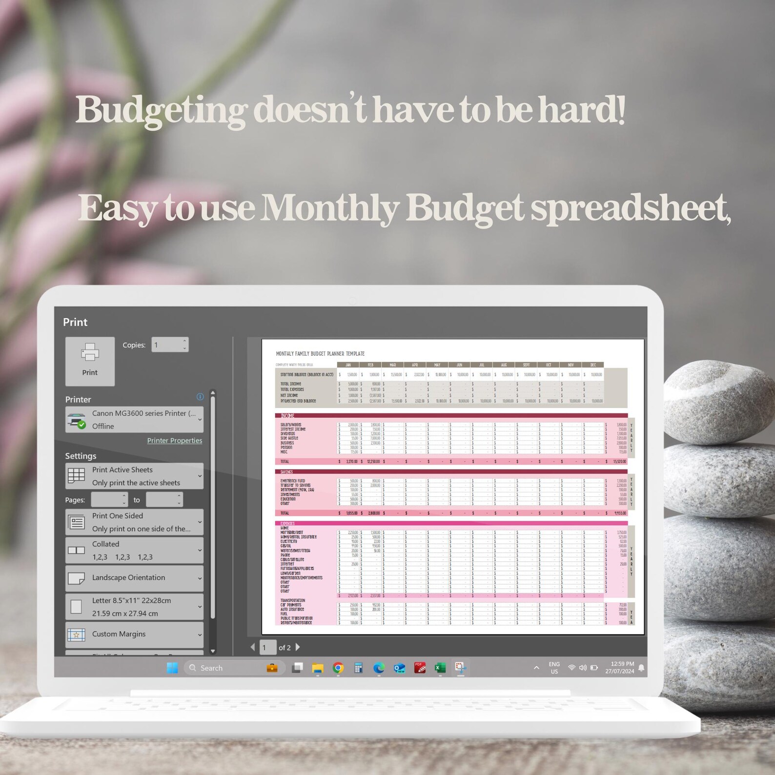 Pay Check Budget Spreadsheet With PLR Easy Tracking Budget Spreadsheet ...