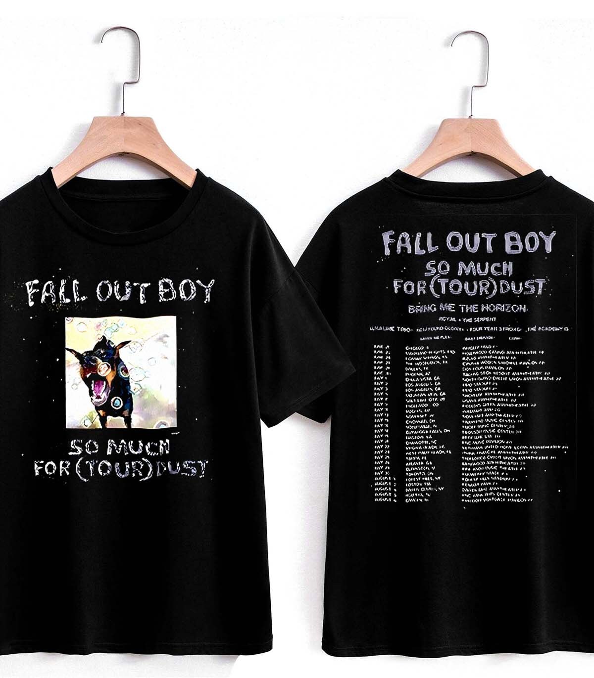 Fall Out Boy Tour 2023 tshirt, Fall Out Boy Bring Me The Horizon tour ...