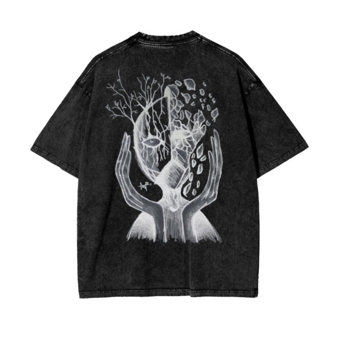 Tree Hugger Heavyweight Oversized Premium Graphic Tshirt Vintage Stone ...