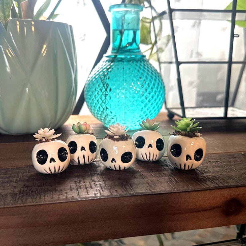 Skeleton Planter - Etsy