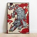 Original Art Print Byakko White Tiger - Etsy