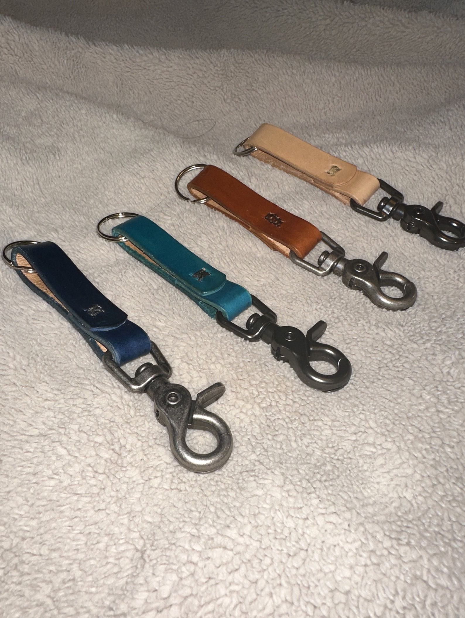 Full Grain Leather Key Belt Clip - Etsy