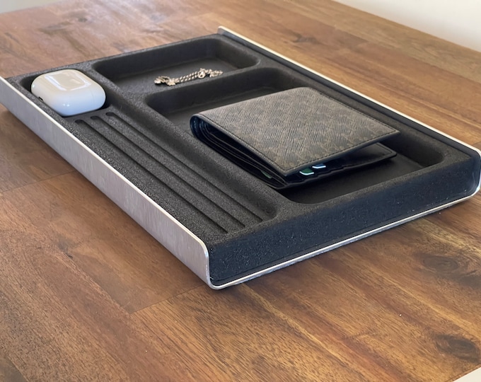 Wooden Desk Tidy / Catch All Tray - Etsy