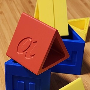 Phonics Learning 3d-printed Vowel Tents - Etsy