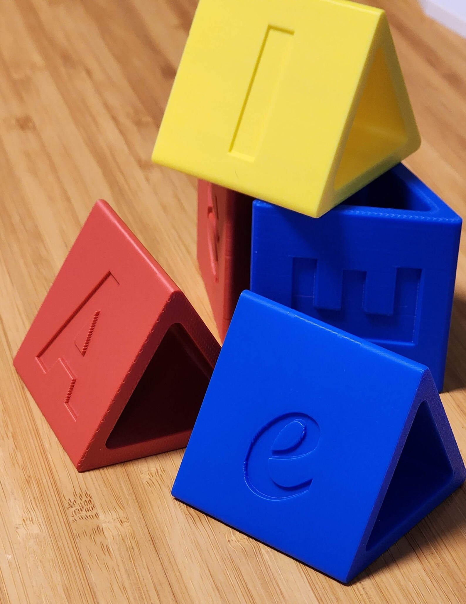 Phonics Learning 3d-printed Vowel Tents - Etsy
