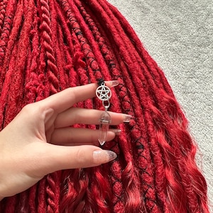 Synthetic Dreadlocks, Red Dreadlock Extension With Accessories, Boho ...