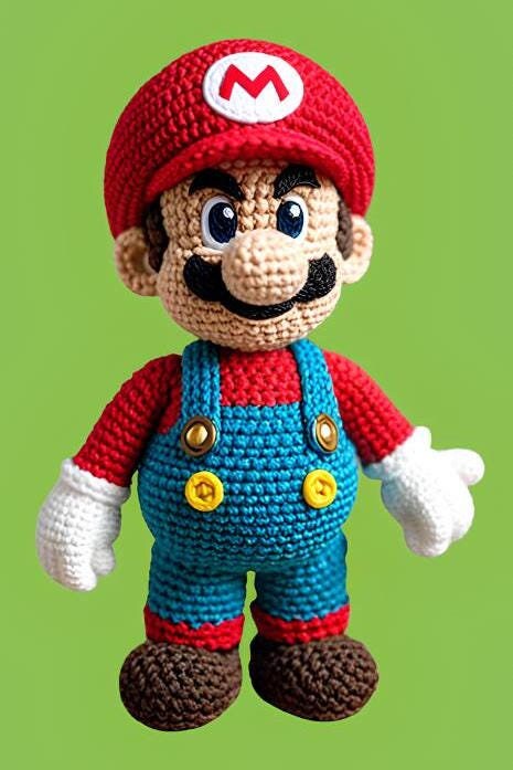 Crochet Super Mario / Step by Step Explanation / Visuals at Every Step ...