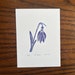 Snowdrop Flower Linocut Print - Etsy