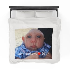 Jank Boteko Heart Didi Plush Blanket - Etsy