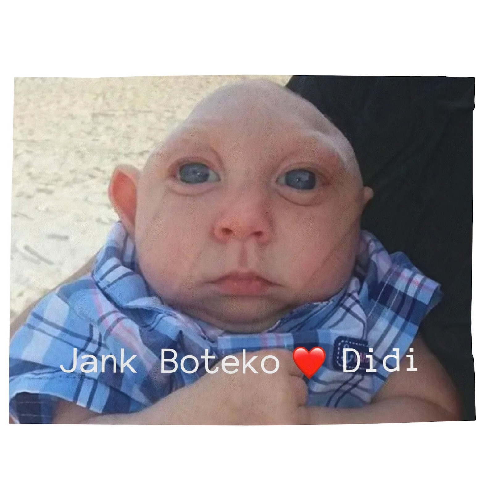 Jank Boteko Heart Didi Plush Blanket - Etsy