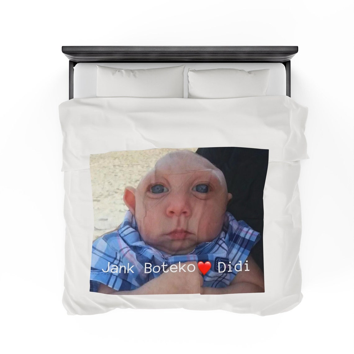 Jank Boteko Heart Didi Plush Blanket - Etsy