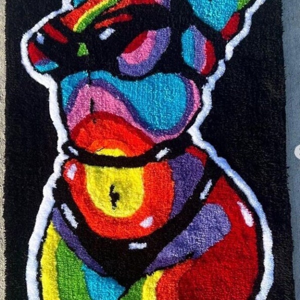 Female Body Tufted Rug - Etsy