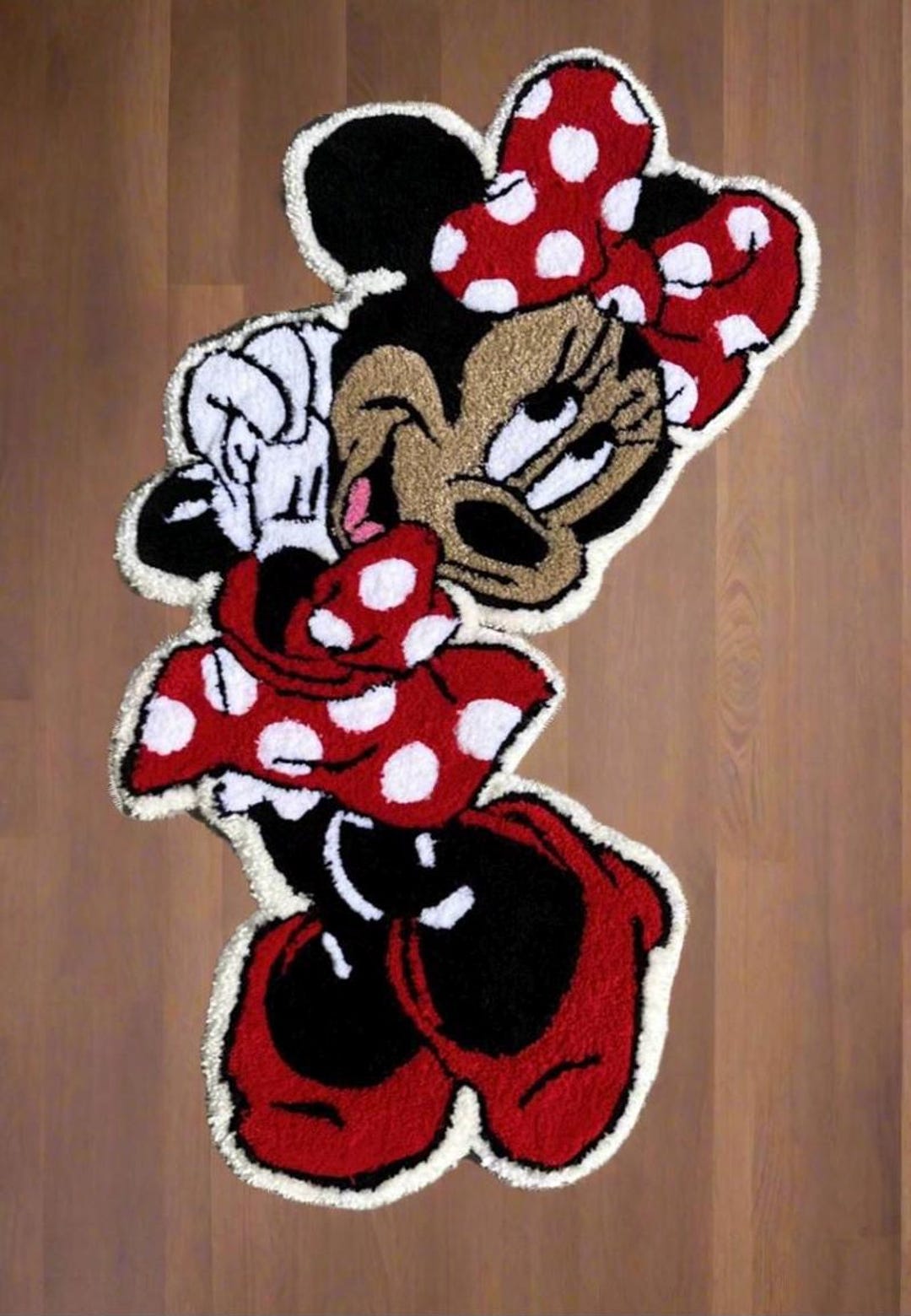 Minnie Mouse Handmade Rug - Etsy