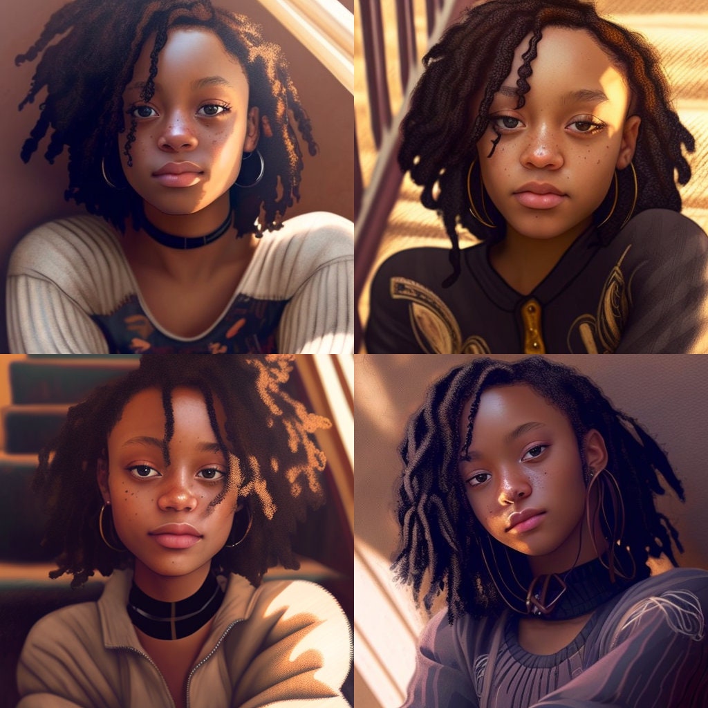 Artificial Intelligence Portraits! - Etsy