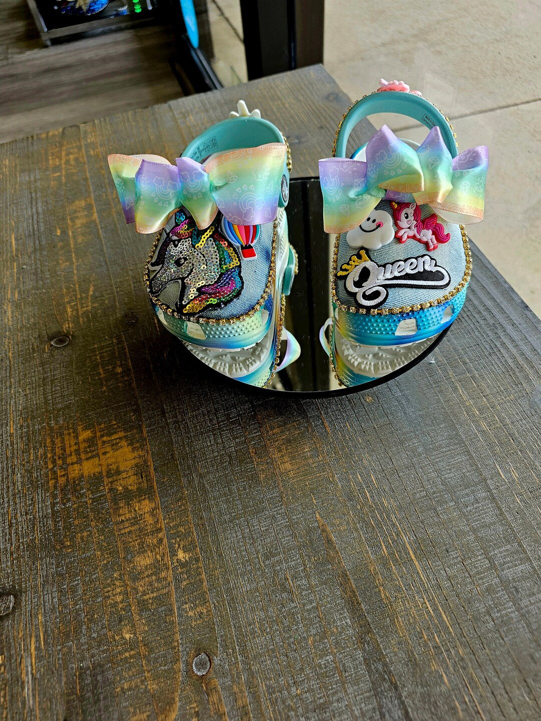 Unicorn Crocs for a Child - Etsy