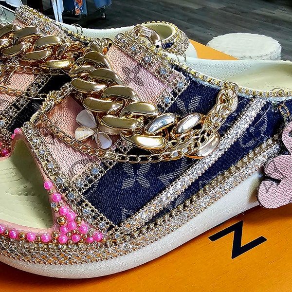 Louis Vuitton Crocs - Etsy