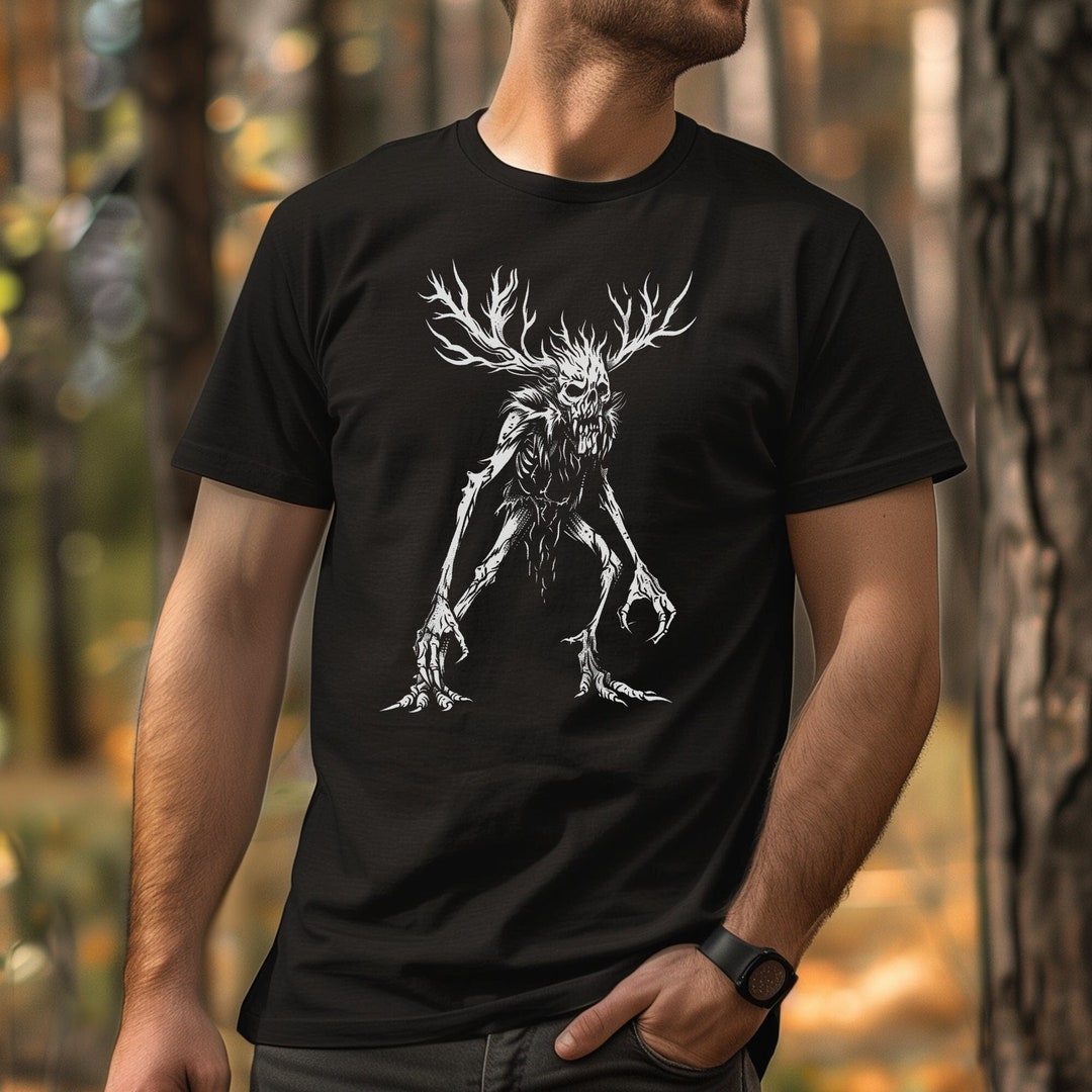 Skinwalker Wendigo Shirt, Cryptid Shirt, Skinwalker Shirt, Monster ...