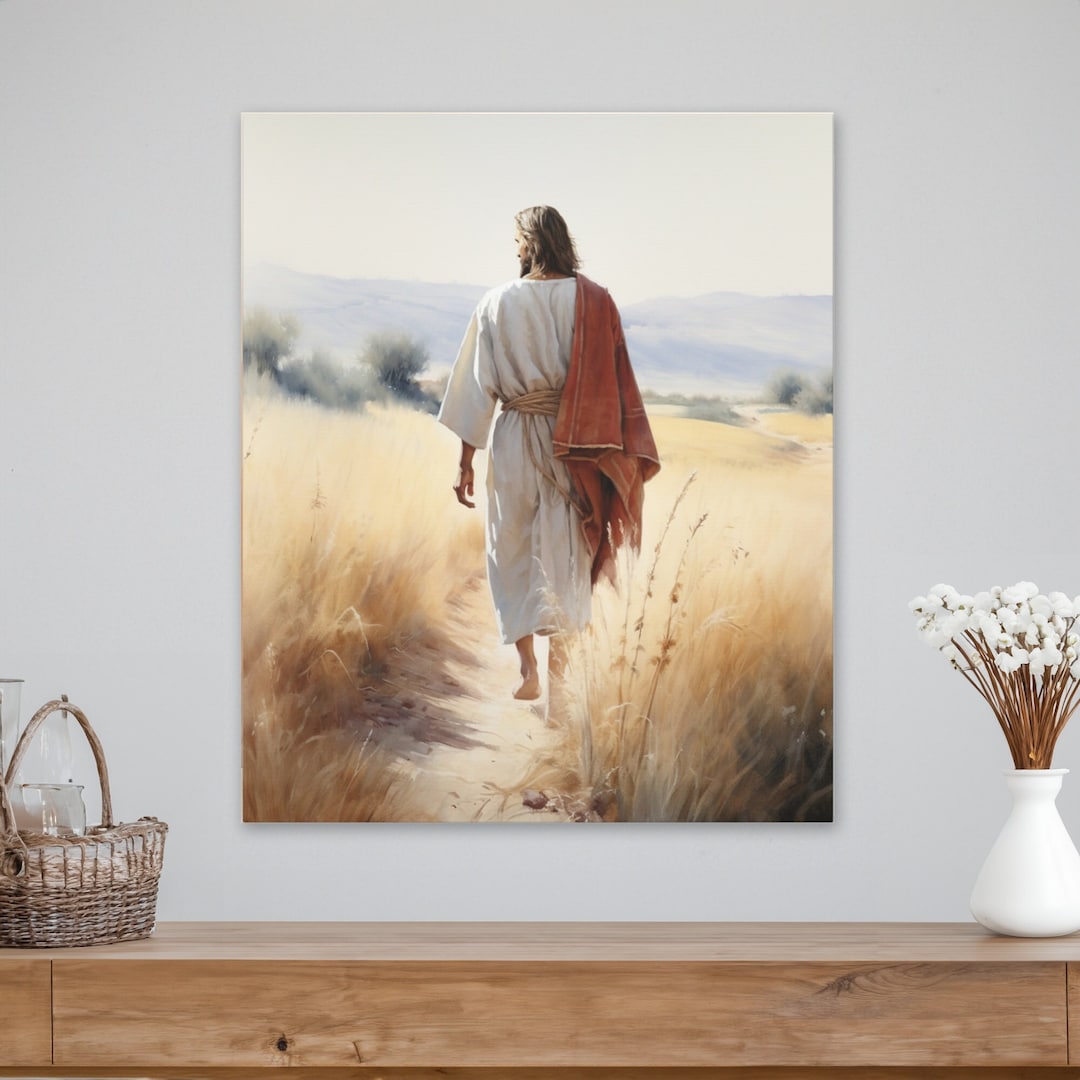 Jesus LDS Art, Come Follow Me, Walk With Christ, Religious Wall Art ...